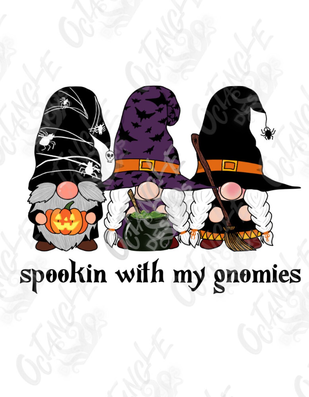 Spookin With My Gnomies Halloween Spooky Gnomes Instant Download Svg ...