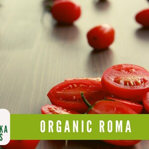 Organic Roma Tomato Seeds - Heirloom Tomato Seeds - Etsy