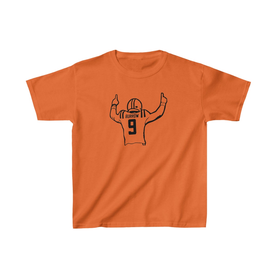 Cincinnati Bengals Joe Burrow Kids T Shirt, Kids Heavy Cotton™ Tee, Who ...