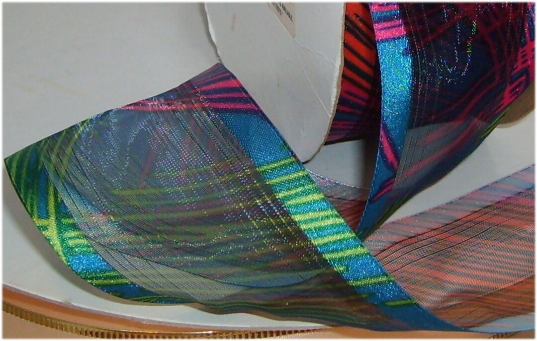 Sale Sheer Neon Ribbon Craft Ribbon Sale - Etsy