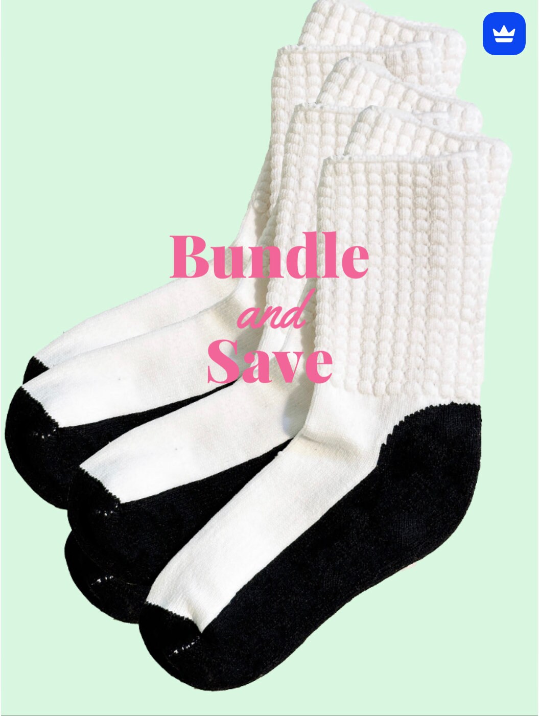 Two-tone Poodle Socks: Irish Dance Feis Socks, Made in USA - Etsy