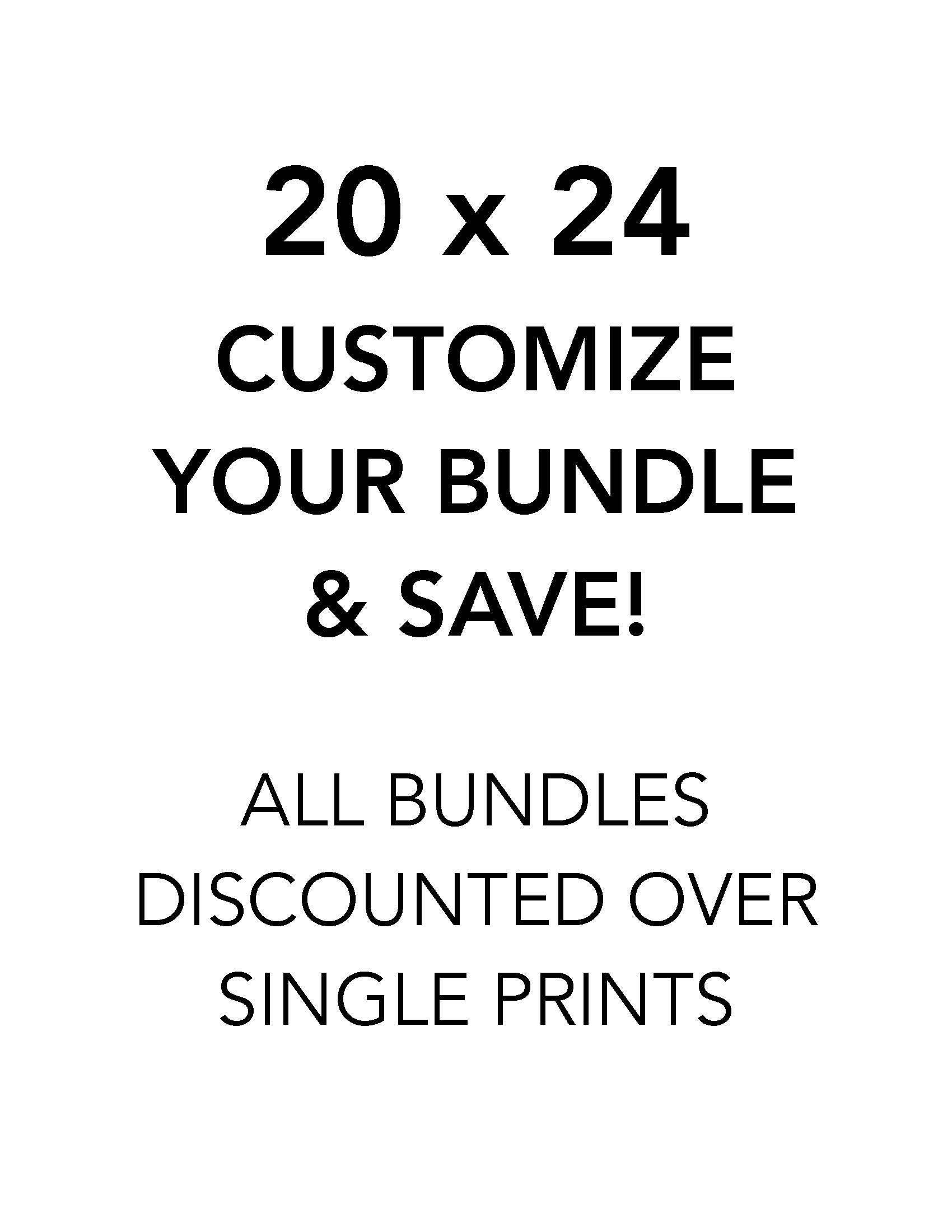 20x24 Prints, Bundle, Print Set, Gallery Wall, Custom Set, Travel ...
