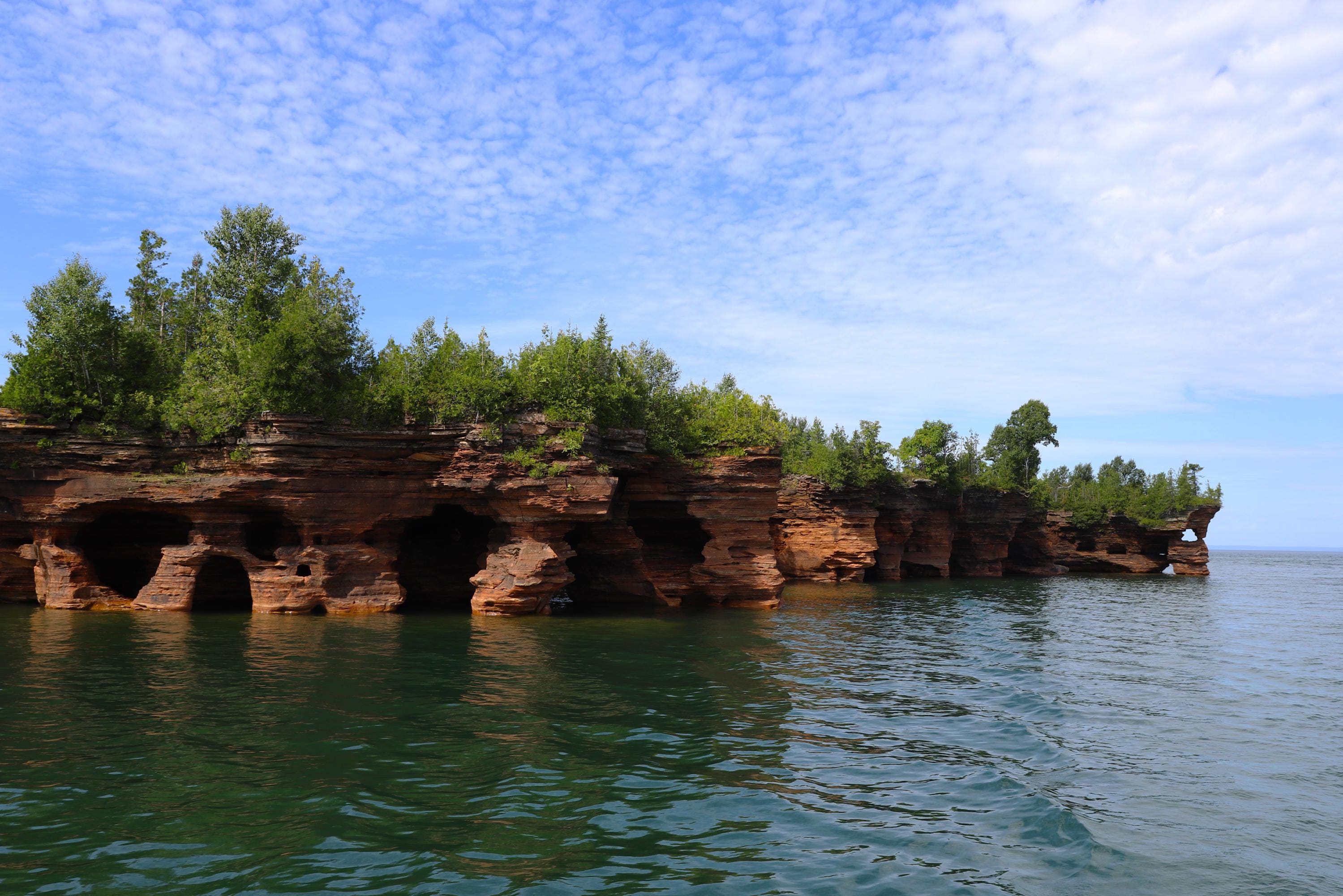 Apostle Islands, Sea Cave, Devils Island, Bayfield, Wisconsin, Midwest ...