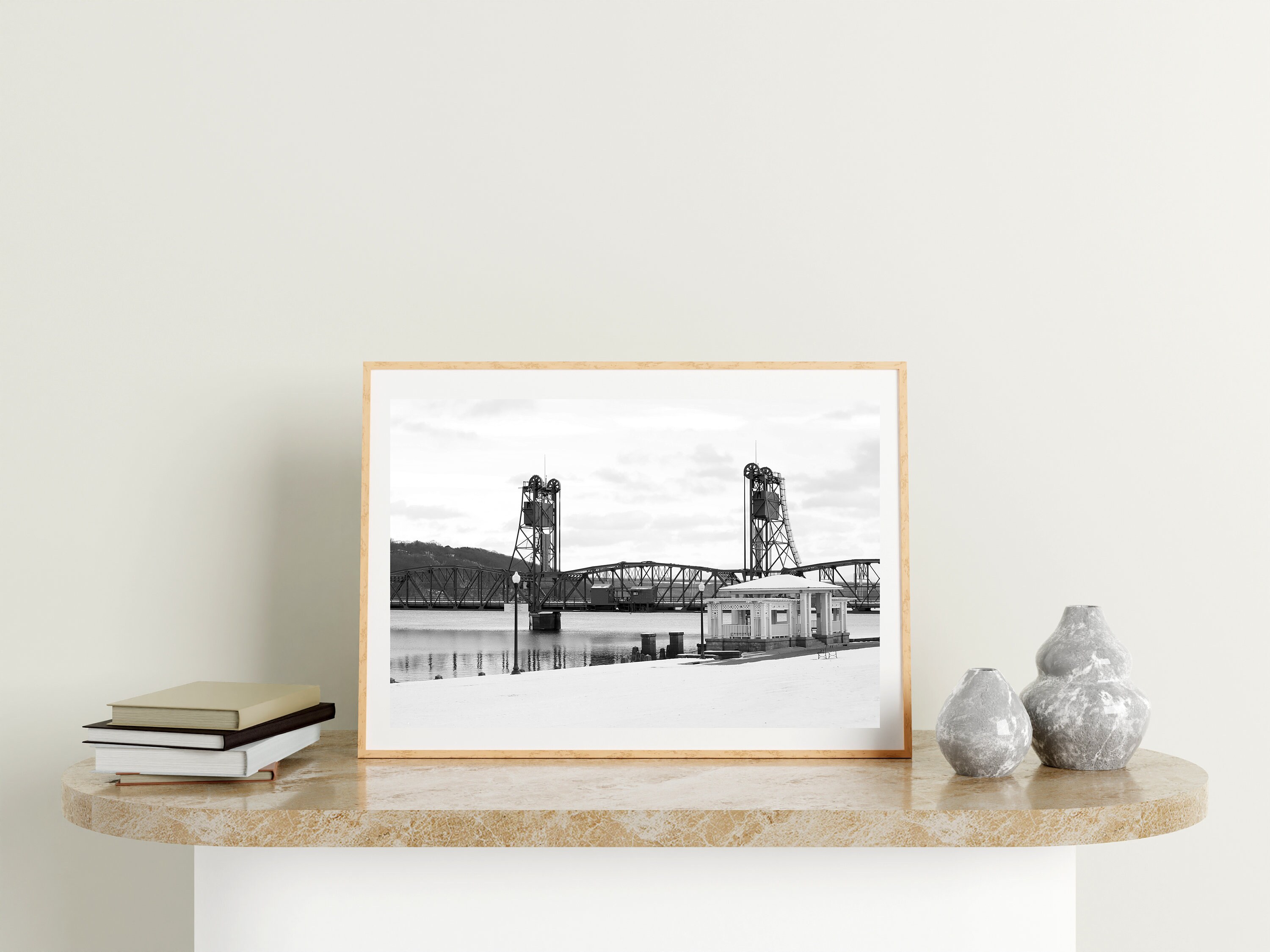 Stillwater Lift Bridge and Gazebo, Minnesota, Midwest Travel ...