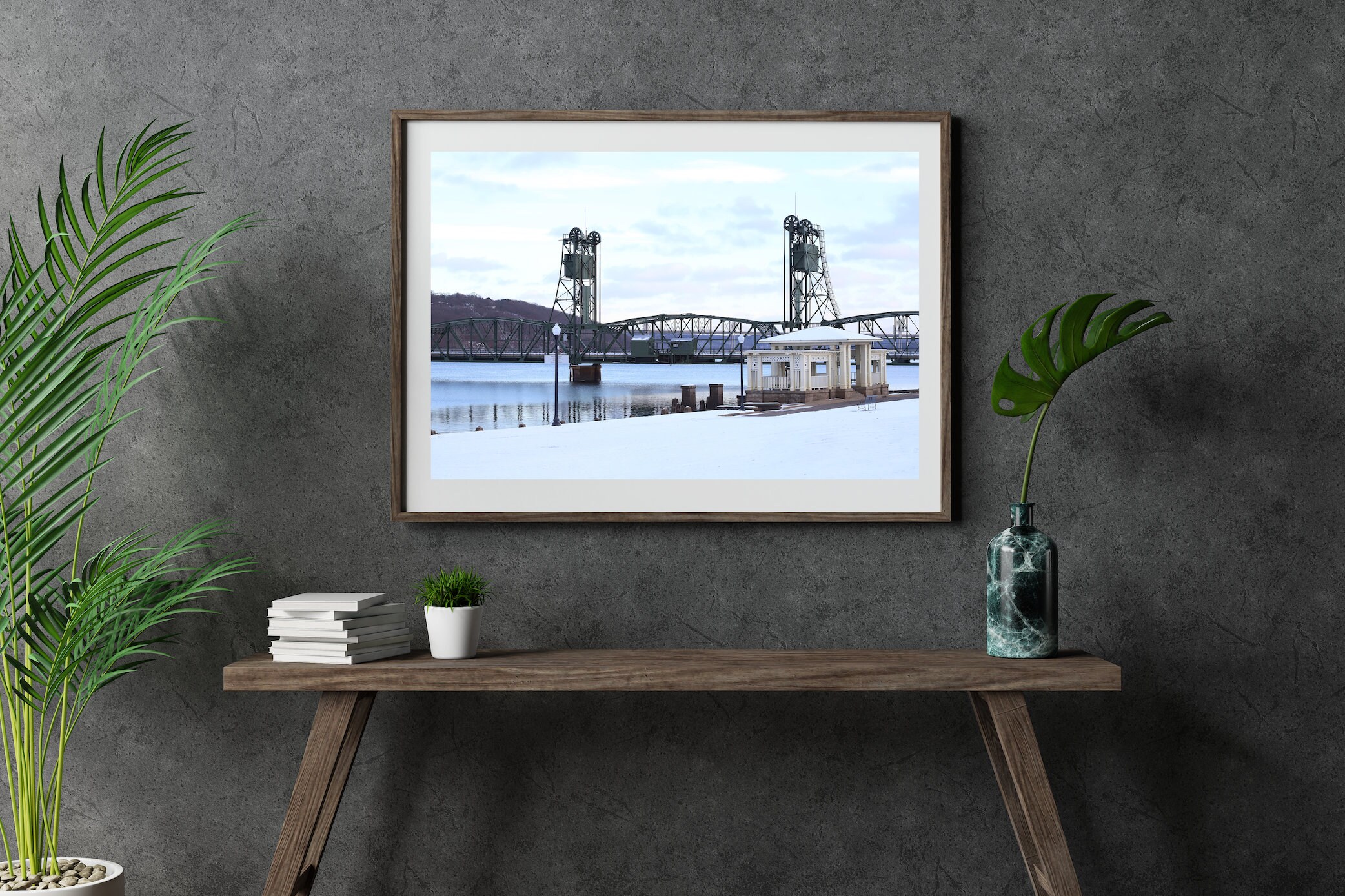 Stillwater Lift Bridge and Gazebo, Minnesota, Midwest Travel ...