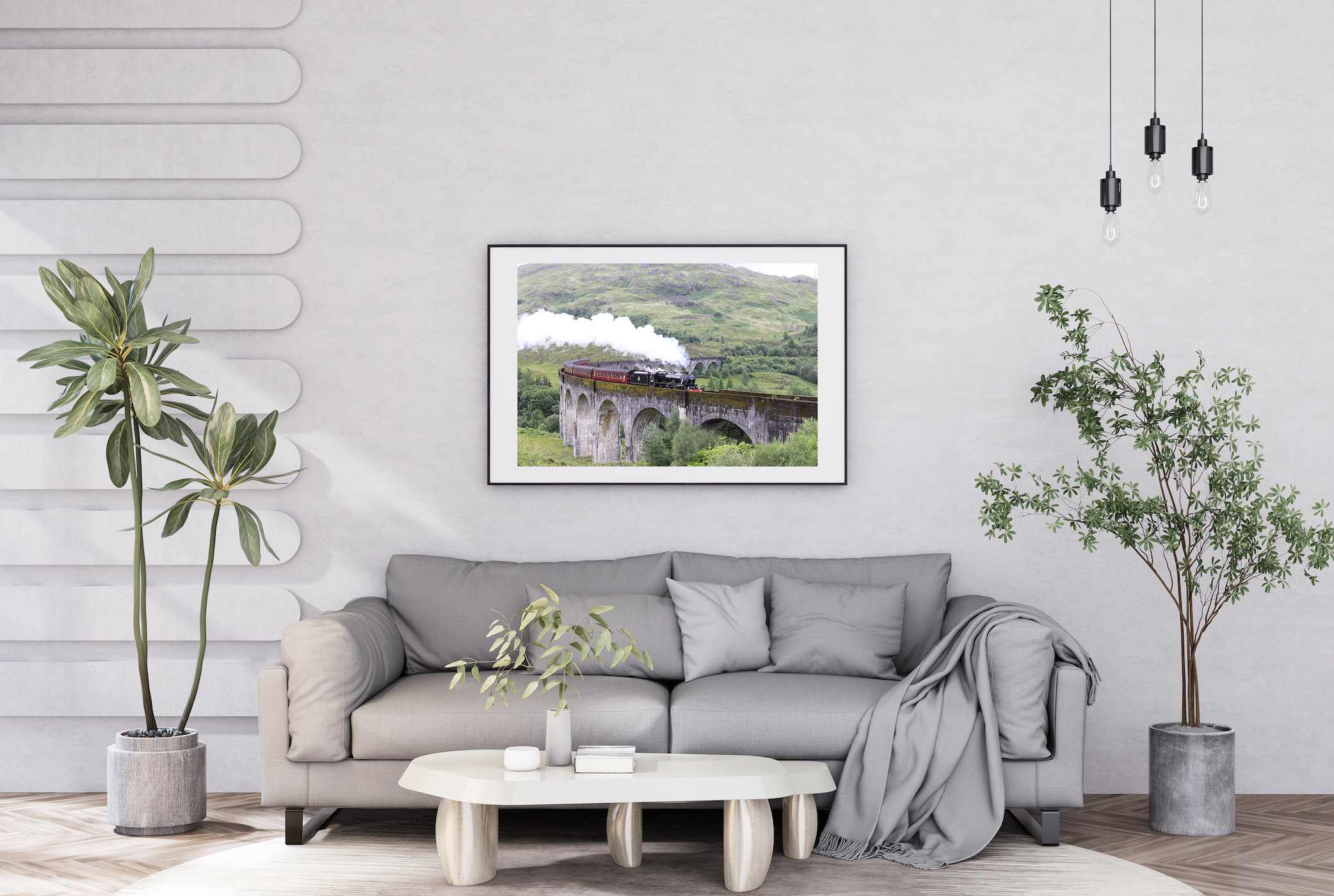 Glenfinnan Viaduct, Jacobite Steam Train Express, Arch Bridge, Scotland ...