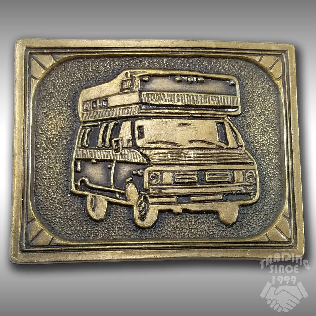 Belt Buckle 1970s 1980s Van RV Travel Campervan Winnebago Custom ...