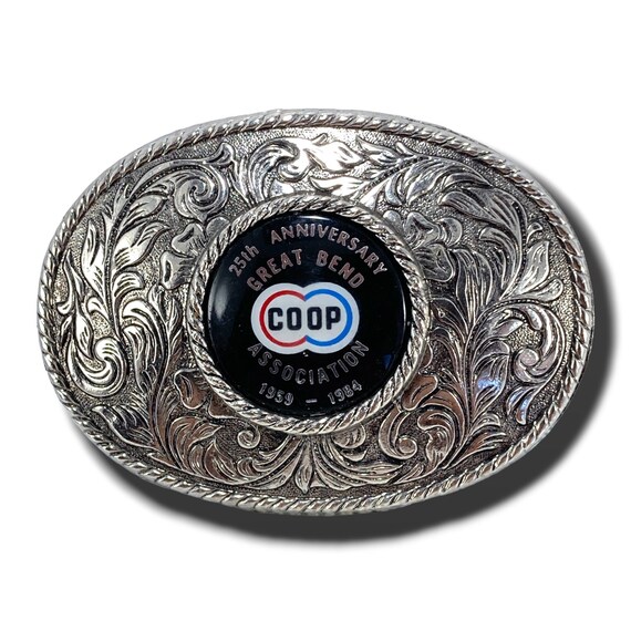 Vintage COOP Belt Buckle, Great Bend Association Anni… - Gem