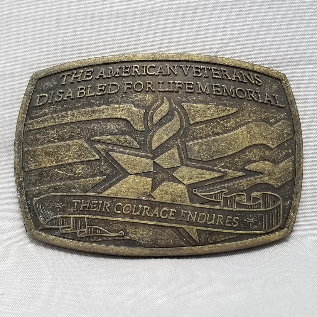 Belt Buckle the American Veterans Disabled for Life Memorial 2007 ...
