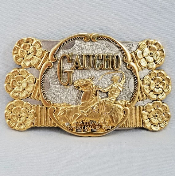 Gaucho cowboy belt buckle - Gem