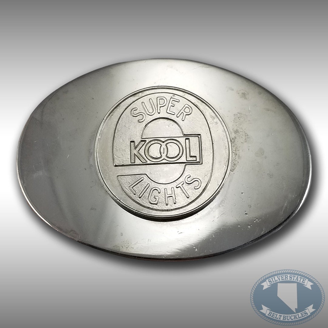 Vintage Belt Buckle KOOL Super Cool Lights Menthol Cigarette ...