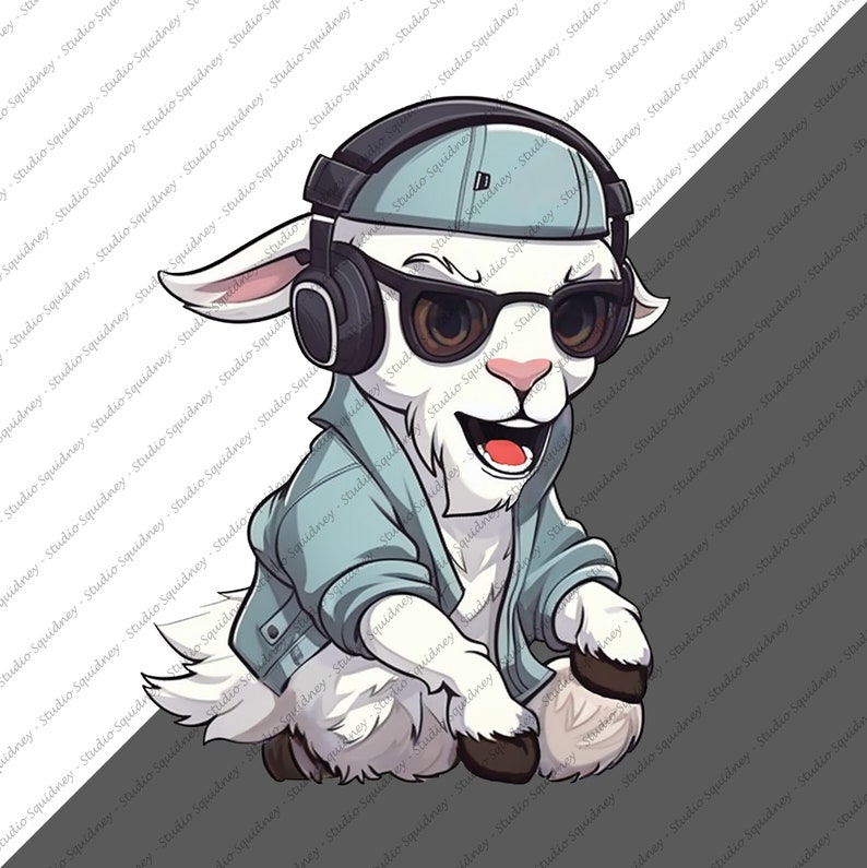 Goat Pngtuber Premade Pngtuber Twitch Veadotube Voice - Etsy