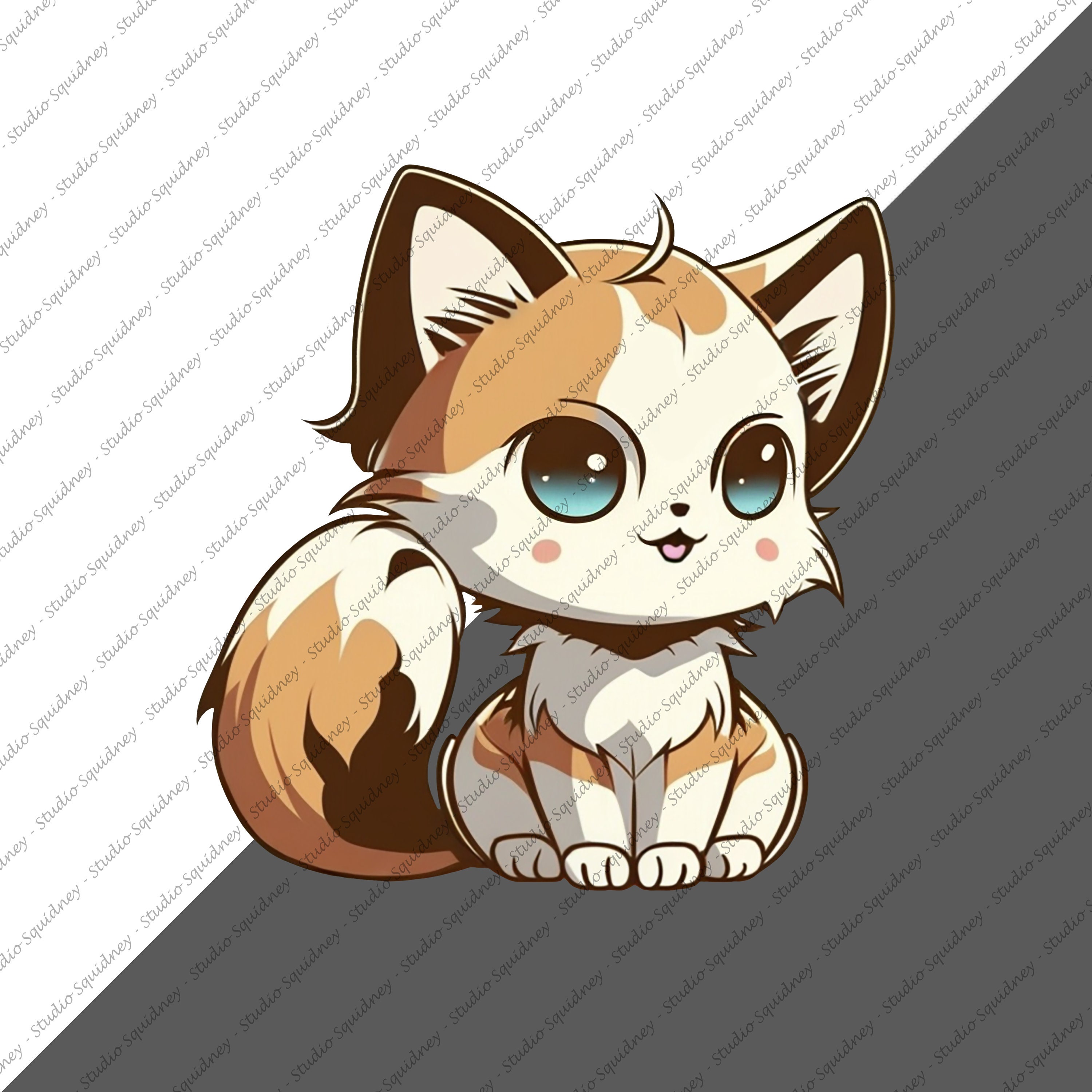 Cute Cat Pngtuber Premade Pngtuber Twitch Veadotube - Etsy