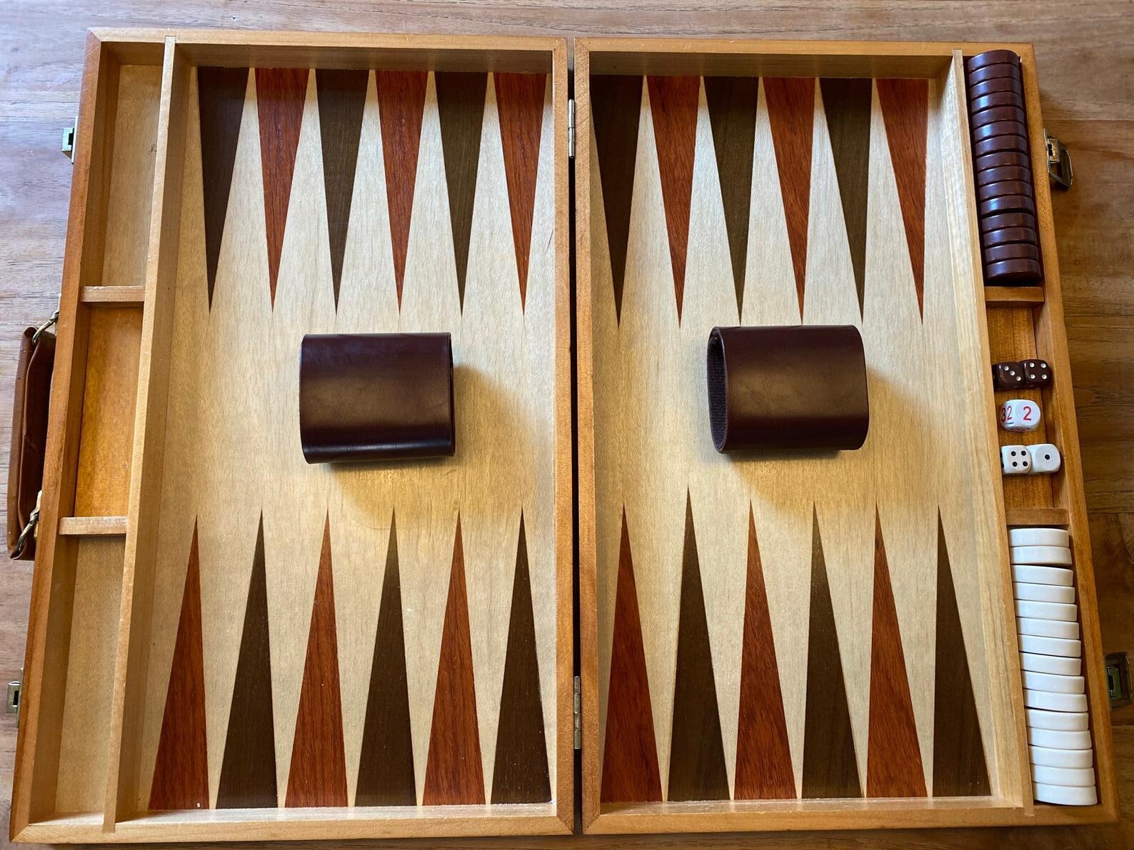 A Perfect Preserved Dutch 1960s Backgammon Board by Historical Purveyor ...