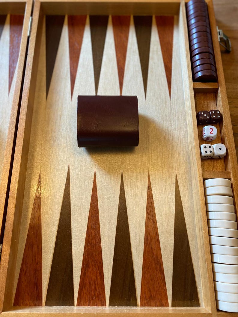 A Perfect Preserved Dutch 1960s Backgammon Board by Historical Purveyor ...