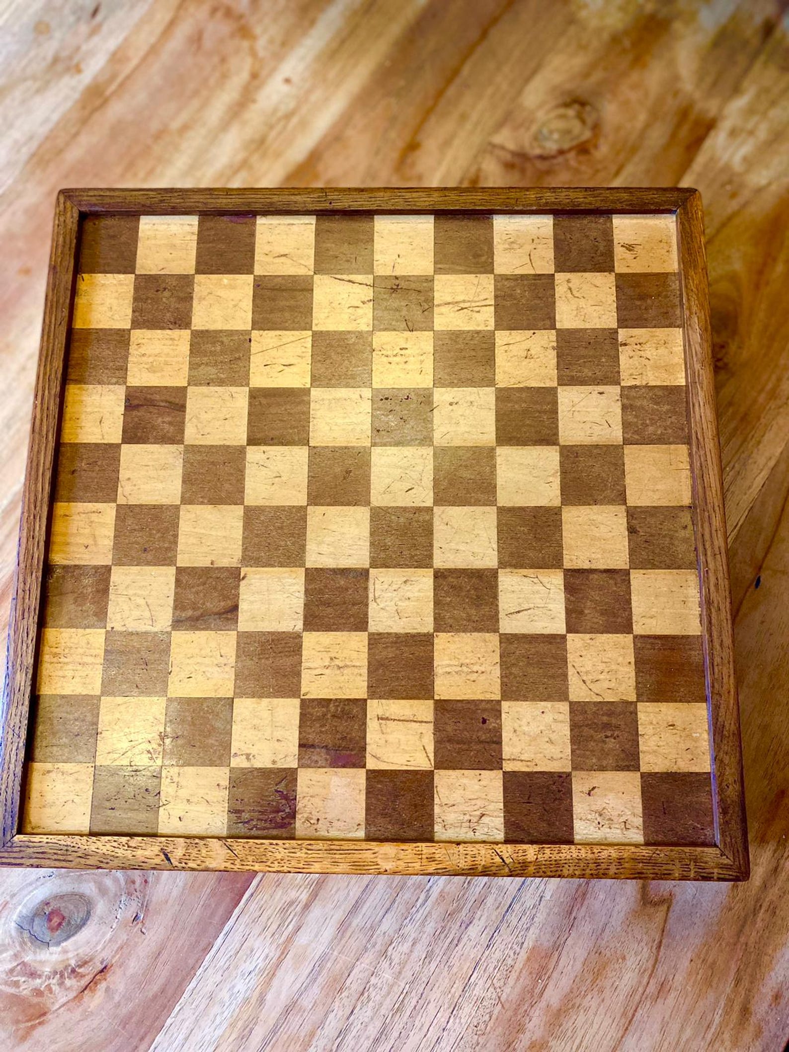 Vintage Spanish Chaquete Board. Combining Backgammon, Chess, and ...
