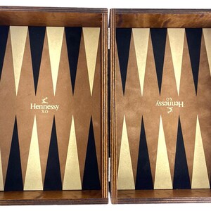 A Very Rare Hennessy X.O Cognac Backgammon. (limited Giftbox Edition ...