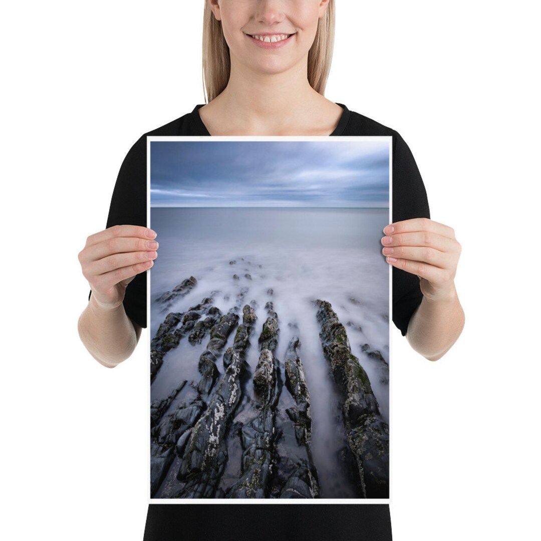 Ireland Landscape Photography Clogherhead Beach Coastal Wall Art Poster ...