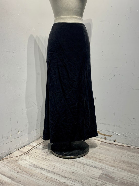 Vintage 90s Jeri Rice Glam Silk Maxi Skirt - Gem