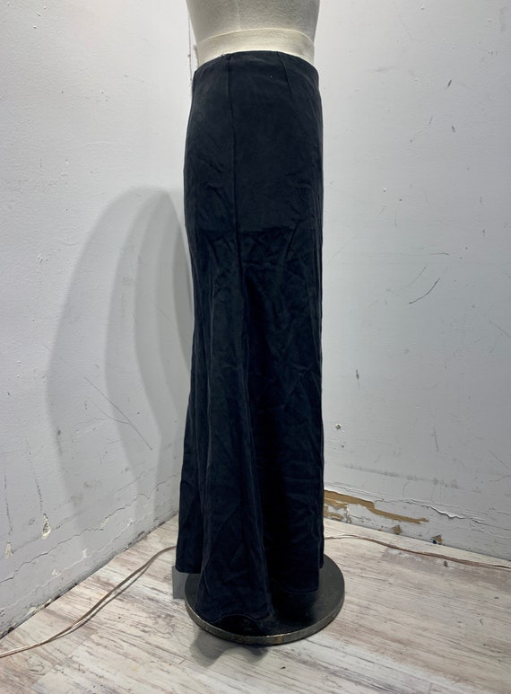 Vintage 90s Jeri Rice Glam Silk Maxi Skirt - Gem