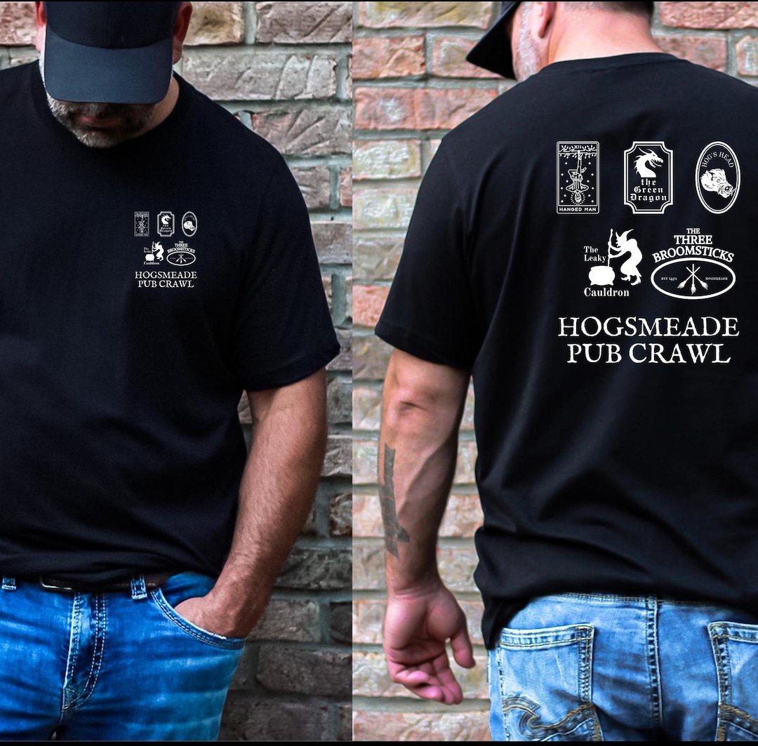 Hogsmeade Pub Crawl T-shirt: Wizard World Pubs - Etsy