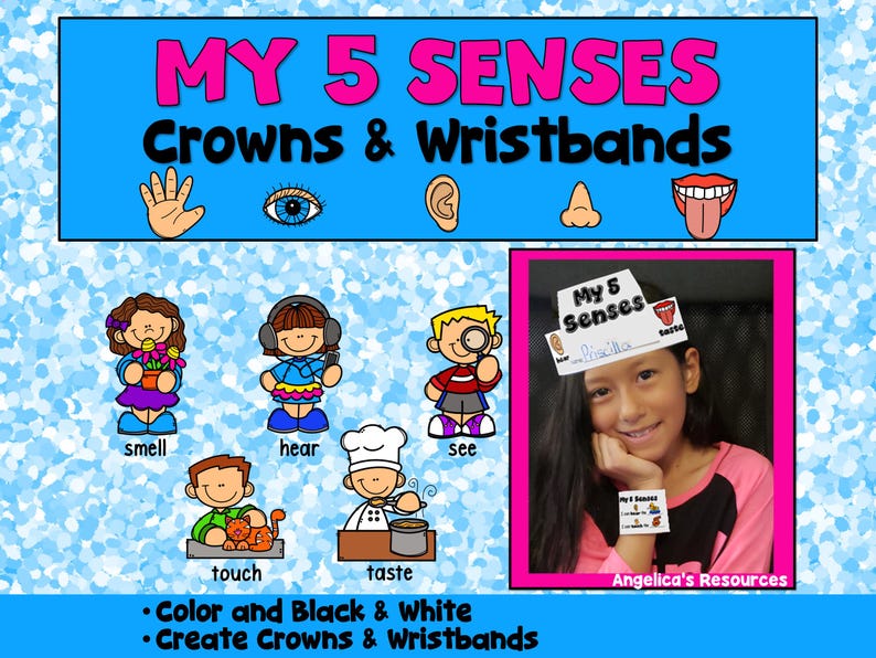 5 Senses Craft | Five Senses Crowns and Wristbands | My Five Senses ...