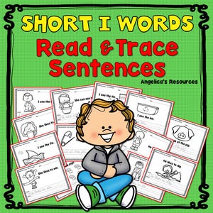 Short I CVC Words | Coloring Pages Printable | Sight Word Practice ...
