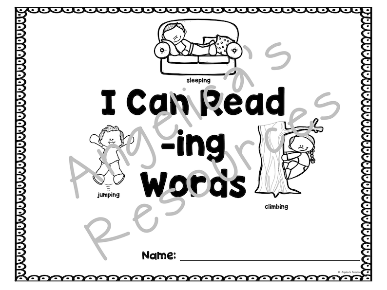 Word Ending ing Sight Word Practice Handwriting Worksheets Coloring ...