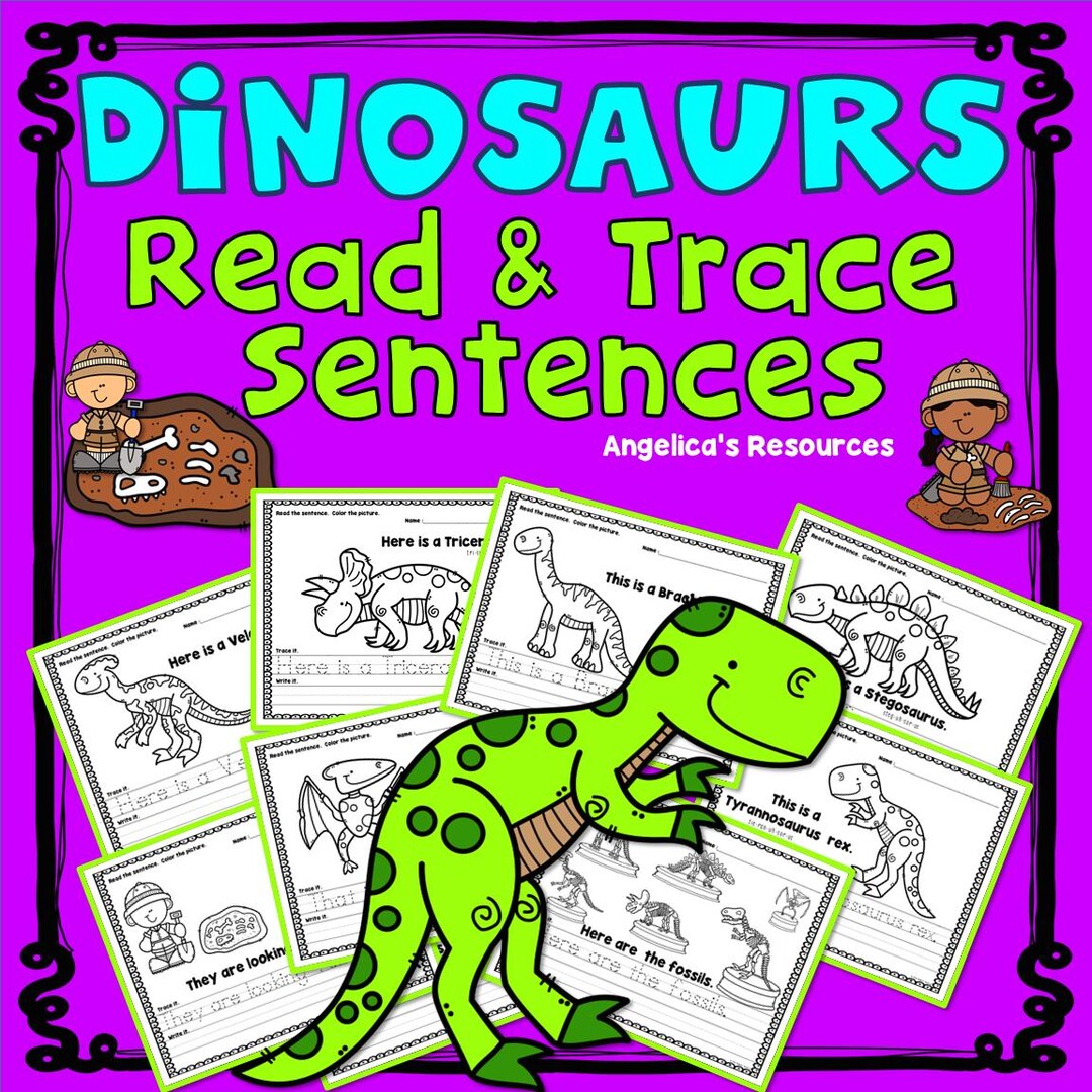 Dinosaur Coloring Pages Printables | Dinosaur Names |sight Word ...