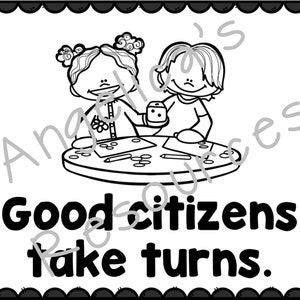 Good Citizenship Activities | Being a Good Citizen at School Posters ...