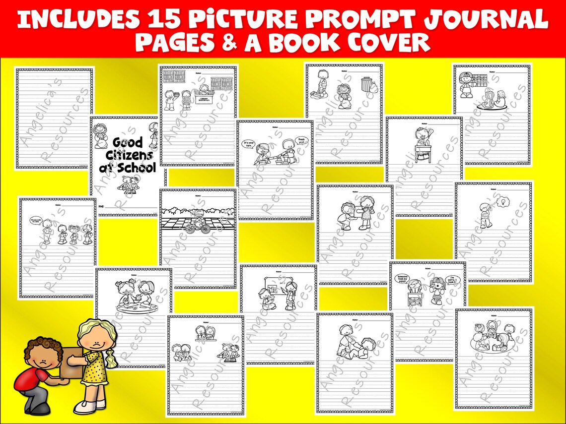 Good Citizenship | Being a Good Citizen at School Sight Word Practice ...