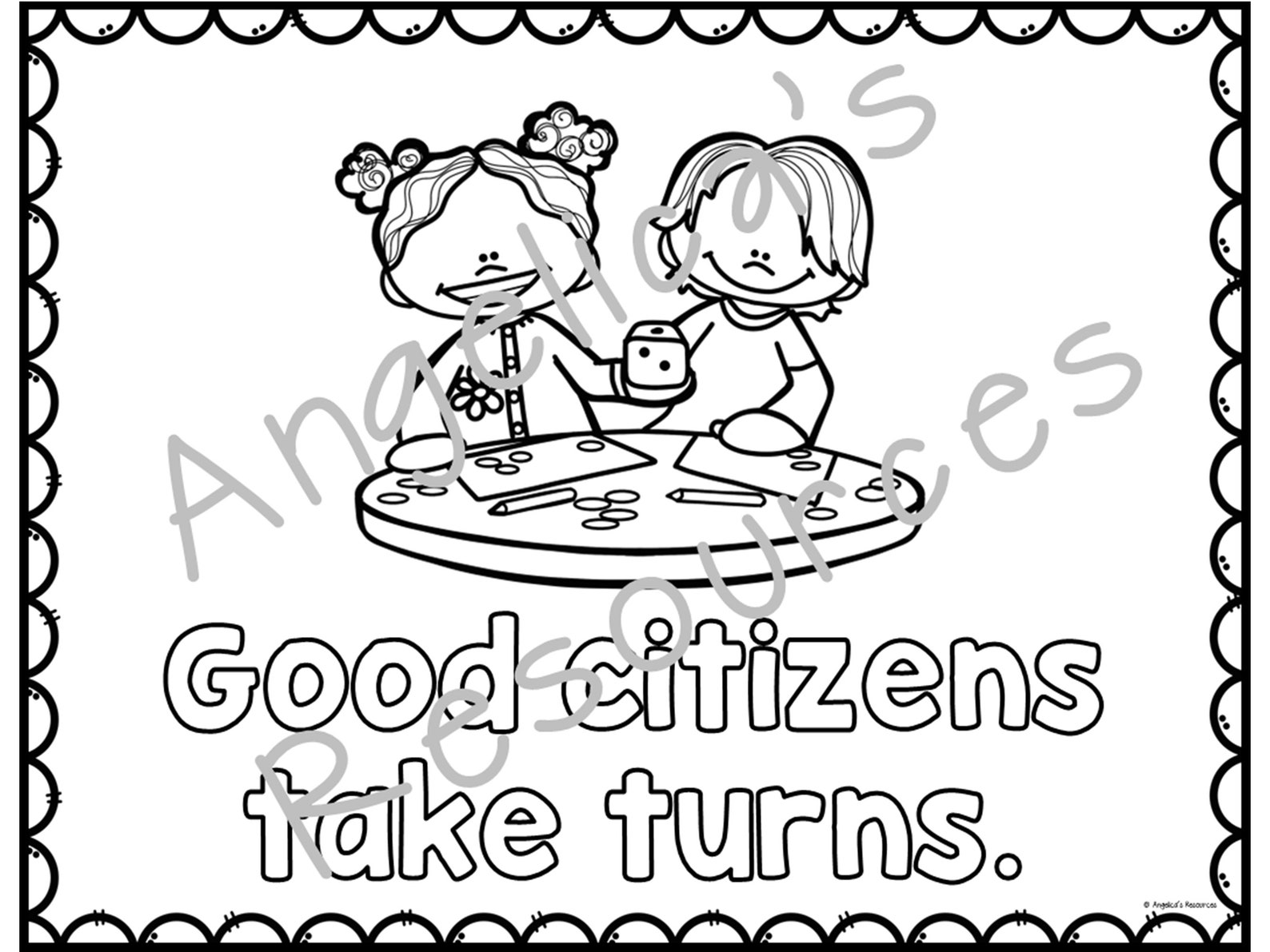 Good Citizenship Activities | Being a Good Citizen at School Posters ...