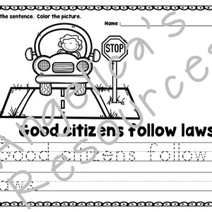 Good Citizenship | Being a Good Citizen in the Community Sight Word ...