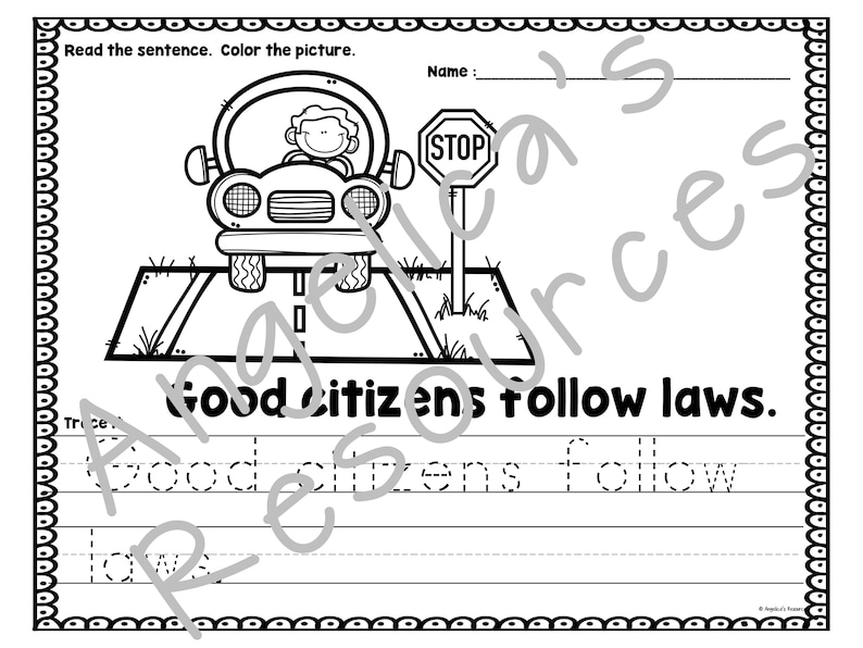 Good Citizenship | Being a Good Citizen in the Community Sight Word ...