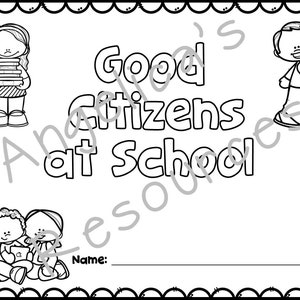 Good Citizenship Activities | Being a Good Citizen at School Posters ...