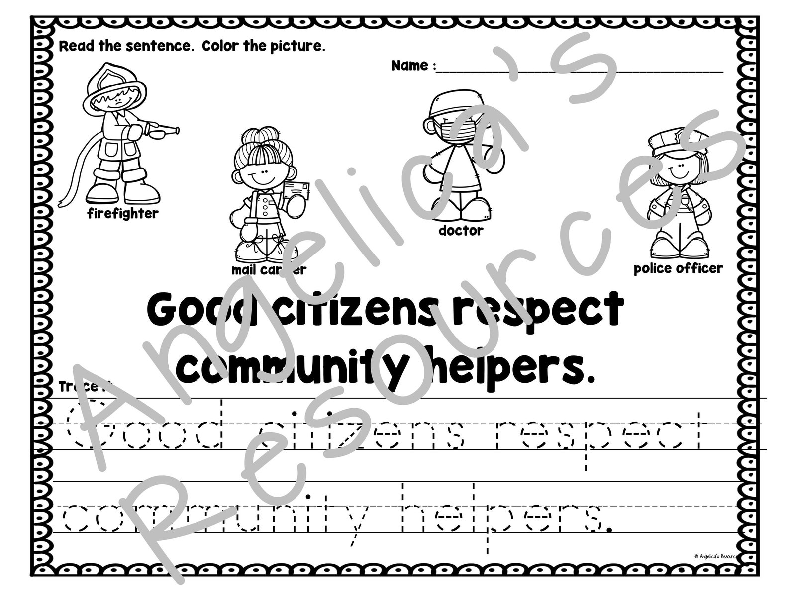Good Citizenship | Being a Good Citizen in the Community Sight Word ...