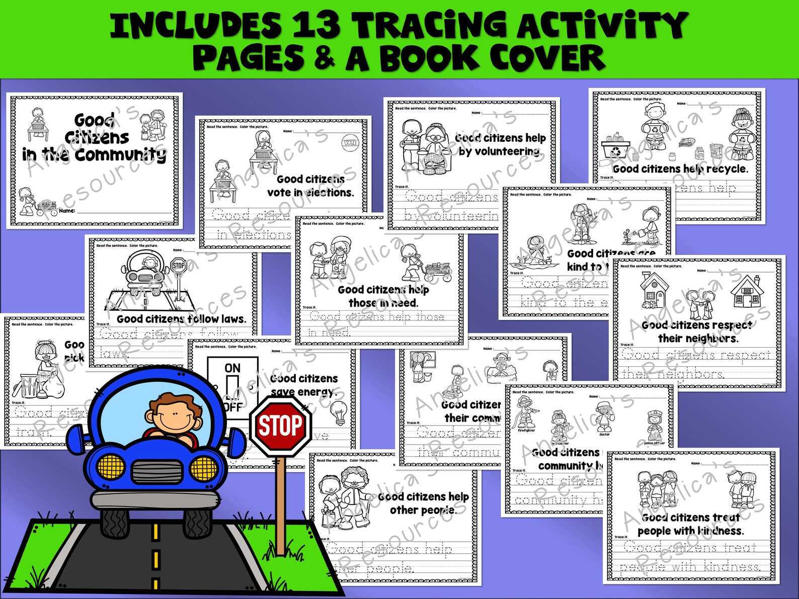 Good Citizenship | Being a Good Citizen in the Community Sight Word ...