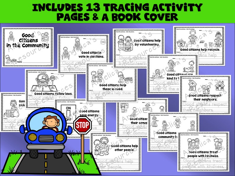 Good Citizenship | Being a Good Citizen in the Community Sight Word ...