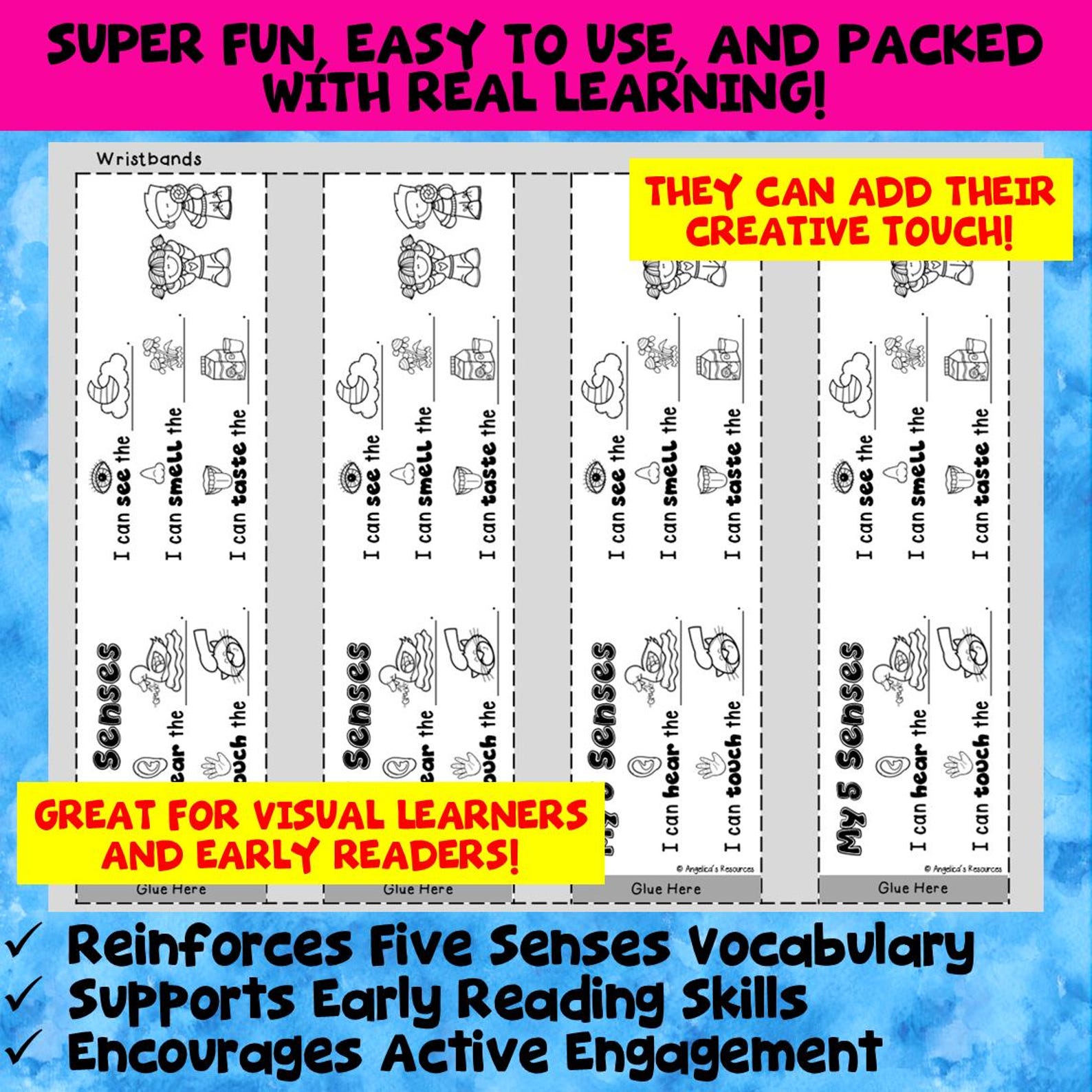 5 Senses Craft | Five Senses Crowns and Wristbands | My Five Senses ...