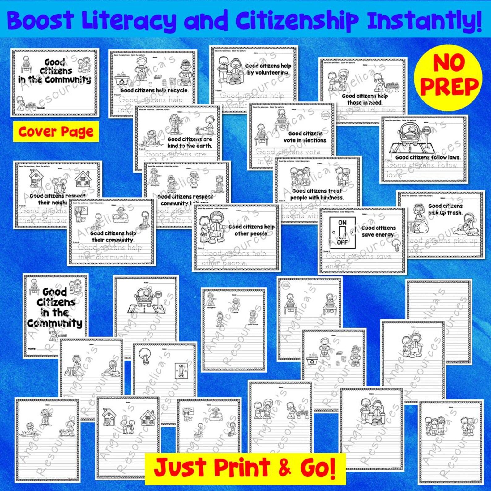 Good Citizenship | Being a Good Citizen in the Community Sight Word ...