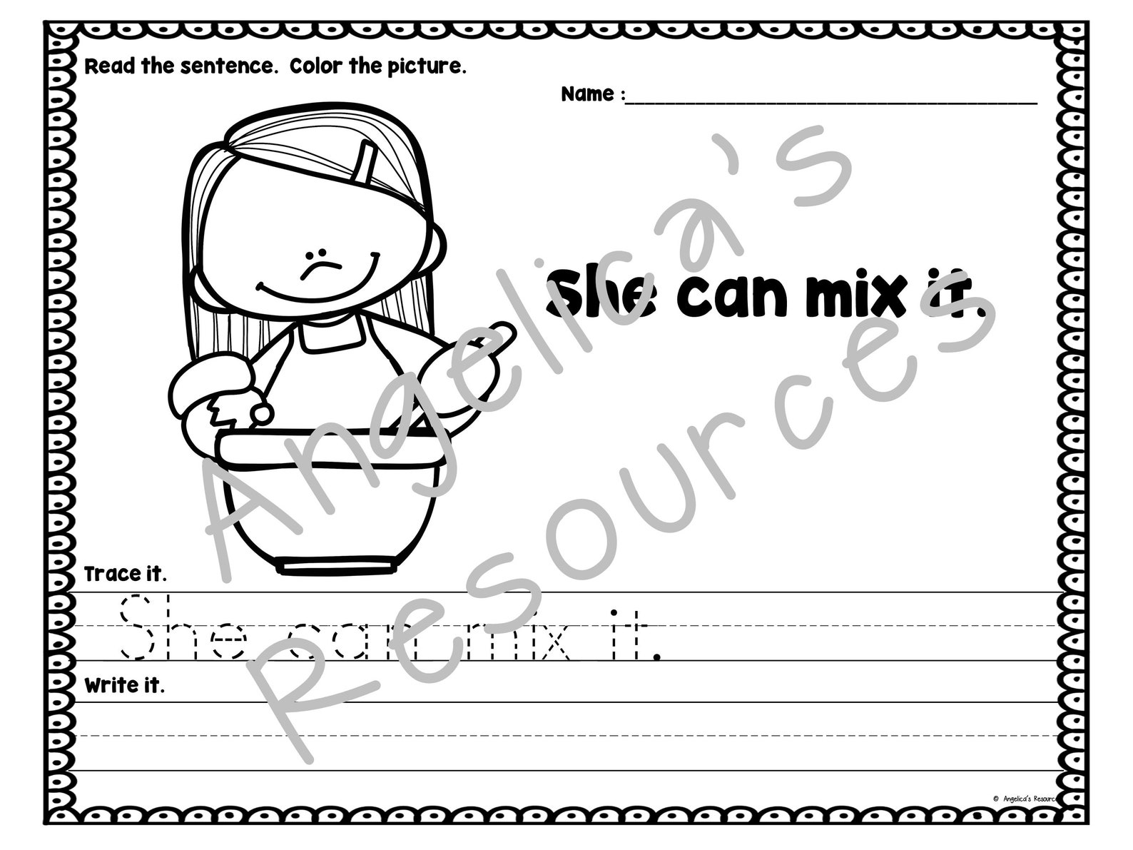 Short I CVC Words | Coloring Pages Printable | Sight Word Practice ...