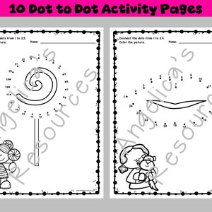 Valentine's Day Activities Dot to Dot Coloring Pages | Connect the Dots ...