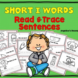 Short I CVC Words | Coloring Pages Printable | Sight Word Practice ...