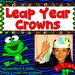 Leap Year 2024 Activities Crowns and Wristbands Leap Day Kids Hat Craft ...