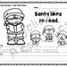 Christmas Activities | Santa Coloring Pages Printable | Sight Word ...