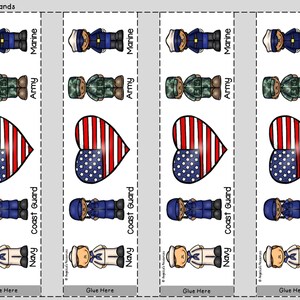 Veterans Day Craft | Crowns and Wristbands | Veterans Day Printable ...