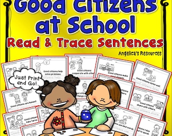 Good Citizenship Activities | Being a Good Citizen at School Posters ...