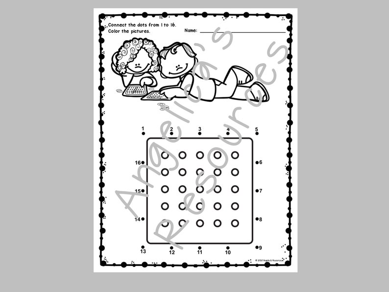 Math Theme Dot to Dot Coloring Pages Connect the Dots Math Worksheets ...