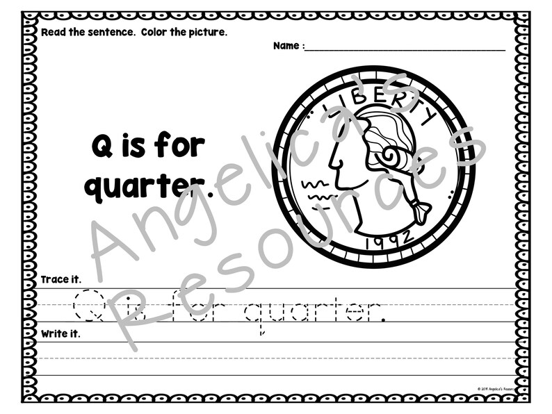 Alphabet Tracing Coloring Pages Printable | Sight Word Practice ...