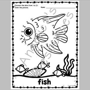 Animal Dot to Dot Coloring Pages Connect the Dots Math Worksheets ...